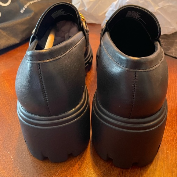 JustFab | Shoes | Leli Chain Detail Lug Sole Loafer | Poshmark